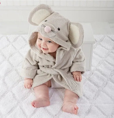 Fleece Hooded Kids Bath Towels Quick Dry Sustainable with SGS Certification