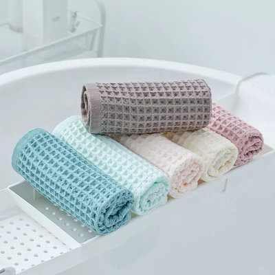 High Absorbent Kitchen Clean Towel Cotton Waffle Weave Drying Towel