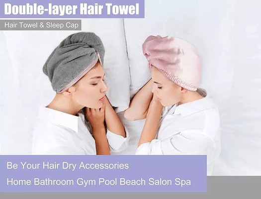 Microfiber Super Absorbent Hair Drying Towels Quick Magic Drying For Adult