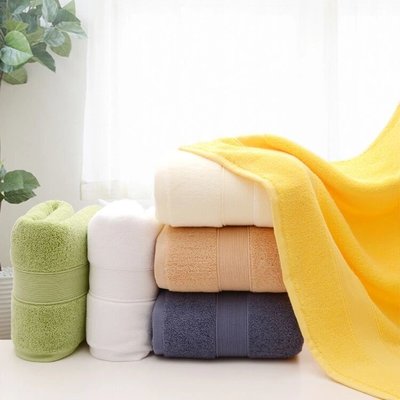 Luxury Pure Colors Hotel Bath Towel 100% Cotton 5 Star Hotel Towel Set
