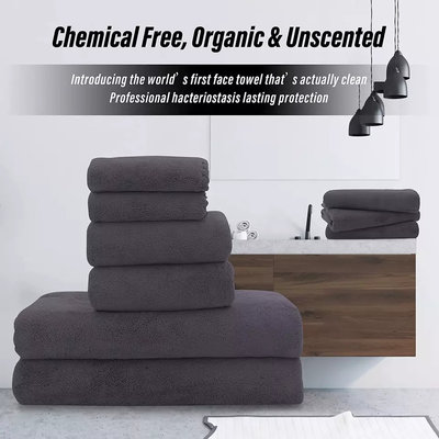 Hotel Face Hand Cotton Bath Towel Sets 100 Cotton 200-400gsm