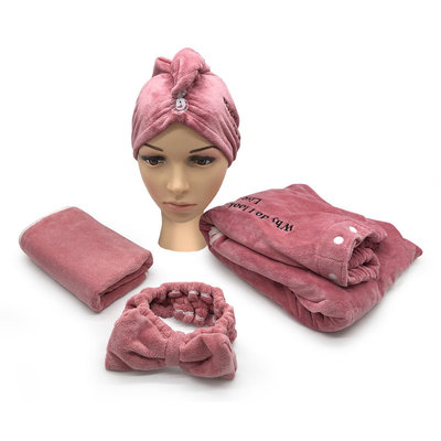 Custom Size LOGO wholesale Sexy Magic Microfiber women wearable Bathrobe towel Bath dress