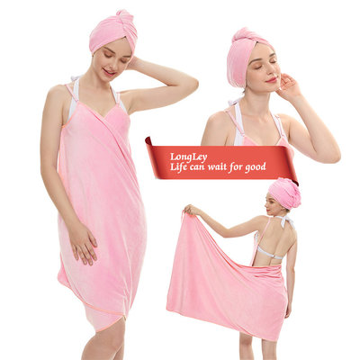 Customized Wearable Magic Super Soft Super Absorbent Quick Dry Robe