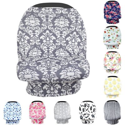 Baby Care Breast Feeding Cover Stretch Multi Use Print Logo