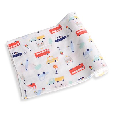 Muslin Swaddle Blankets Soft Muslin Neutral Receiving Blanket for Boys and Girls