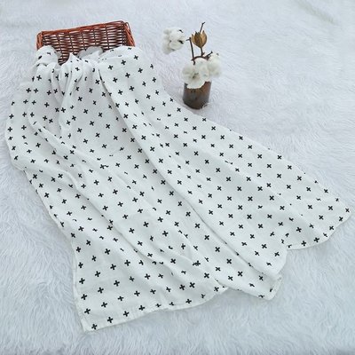 Organic Newborn Swaddle Blanket Quick Dry Bamboo Prints Covers
