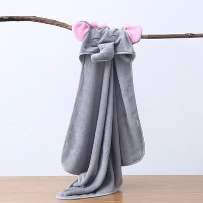 OEM Mink Logo Kids Bath Towels Eco Friendly  Absorbent Custom Flannel