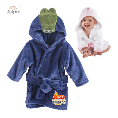 Sustainable Hooded Kids Bath Towels  Fleece For Children Spa  All Season