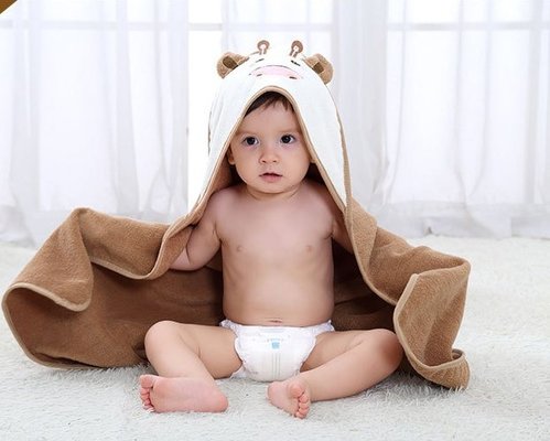 Soft Quck Dry Kids Bath Towels Custom Super Cotton Or Bamboo