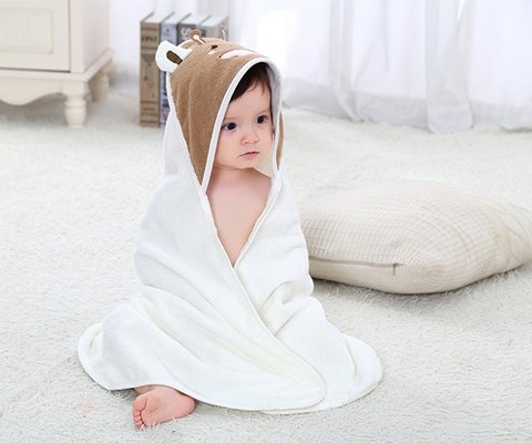 Soft Quck Dry Kids Bath Towels Custom Super Cotton Or Bamboo