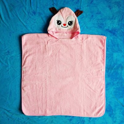 Children Bathrobe Hooded Quick Dry Super Absorbent Beach Towel