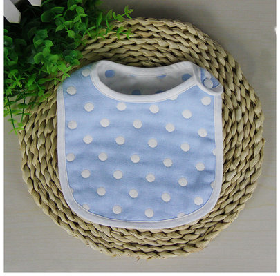 Factory Wholesale 100% Cotton Gauze Eco-friendly Cartoon Baby U-shaped Bib