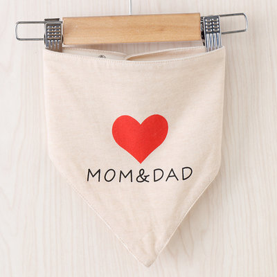 Viable Online Offering Wholesale Product Triangle Cotton Baby Bib