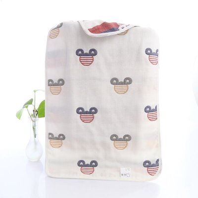 Compressed Cheap Totoro Bath Muslin Wrap Reactive Printed Beach Towel Cotton Covering For Baby