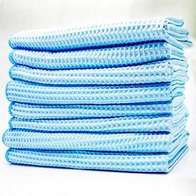 Super Clean Soft Gym Towel  Rectangle Microfiber Waffle Golf Sports Towel