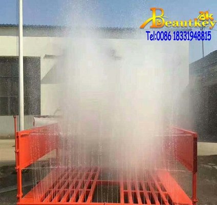 Construction industry washing machine, truck and wheel washer