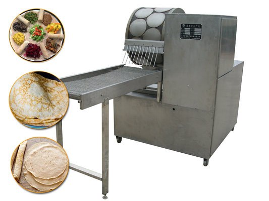 Automatic spring rolls pastry/Samsoa sheet forming machine,Ethiopian injera/crepes forming machine
