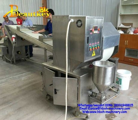High quality Automatic spring rolls/Samsoa pastry sheet forming machine,low price egg wrapper making machine