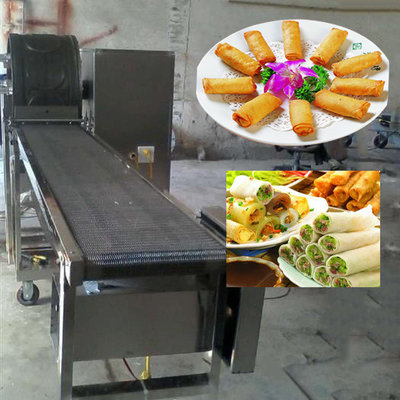 High quality Automatic spring rolls/Samsoa pastry sheet forming machine,low price egg wrapper making machine