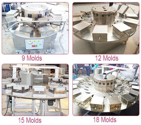 Automatic Ice Cream Waffle Maker Sugar Wafer Cones Baking Making Machine