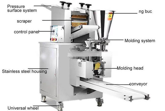Chinese dumpling making machine price/Multi-function dumpling&samosa machine factory