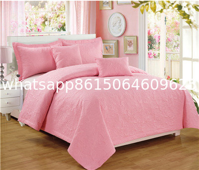 Supersonic Quilts 5pcs Set Microfiber Fabric Super Soft Embossed Quilt
