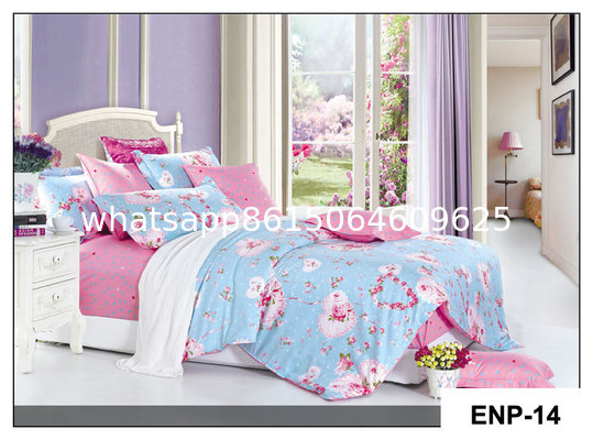 Pigment Printed Sheet Set Cotton Bedding Sheets