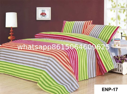 Pigment Printed Sheet Set Cotton Bedding Sheets