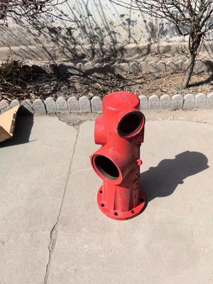 Cast iron fire hydrants