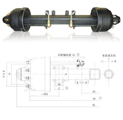 trailer axle,American Axle,axle