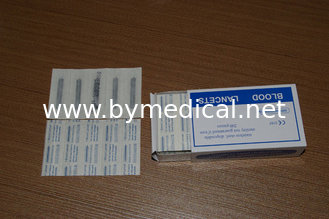 China Sterile stainless steel blood lancet supplier