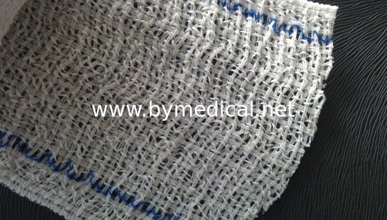 Red/Blue thread Elastic Crepe Bandages supplier
