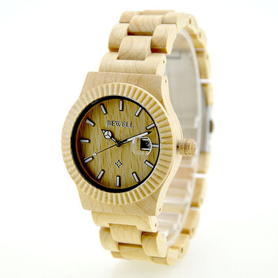 Hot Selling Bamboo Wrist Watch With Japan Movement , Bamboo Watches Whosale