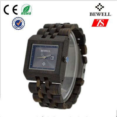 Environmental Handcrafted Bamboo Wrist Watch For Promotional Gift