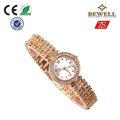 Rhinestone Stainless Steel Geneva Alloy Watches , Women  Jewellery Watches
