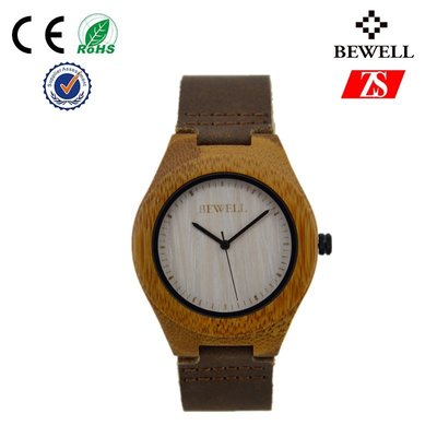 Swiss Movement Wooden Watch With Leather Strap , Couple watches