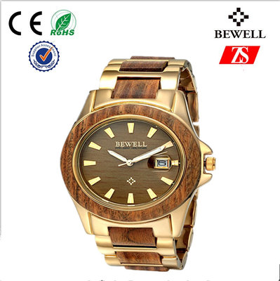 100% Natural Wood And Steel Watches