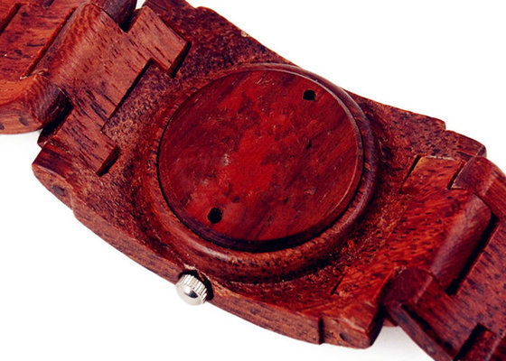 Unique Wood Hand Watch / Ladies Wooden Watch With Original Japanese Battery