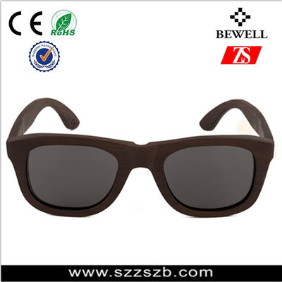 UV 400 Protection  Polarized TAC Lens Custom Design Wooden Sunglasses Spring Hinge