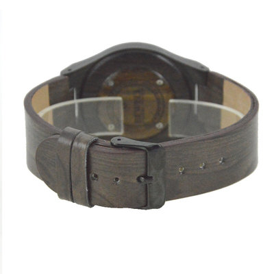 Japanese Movement Wood Watch With Leather Band  , Tense Couple Wooden Hand Watch