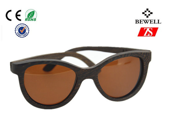 Brown Lens Wood Frames Sunglasses Euro Standard Polarized Sunglass