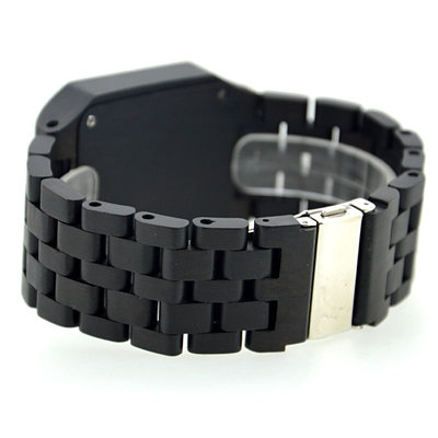 Six Hands Black Sandalwood Watch / Promotional Men Wood Watch
