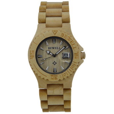 Maple Wooden Wrist Watch For Women , 3 ATM Water Resistant