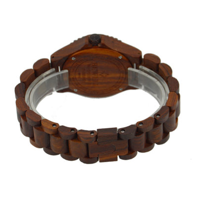 Red Sandalwood Wooden Wrist Watch / Wooden Womens Watch