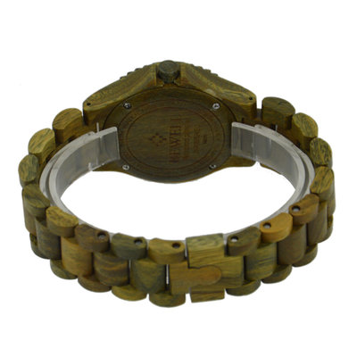 Green Sandalwood Wooden Wrist Watch Fashion Men Wood Watch
