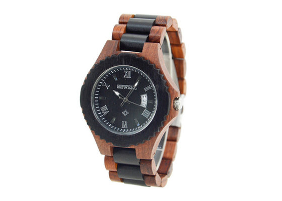 Life waterproof Wooden Wrist Watches Mineral Glass Miyota Movement Full Non - Toxic
