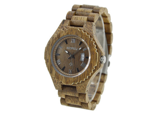 Modern Unisex Wrist Watch Fashion Luxury real wood watch