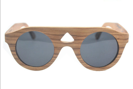 Grey Polarized Lene wooden sun glasses Full Wood Eyeglass