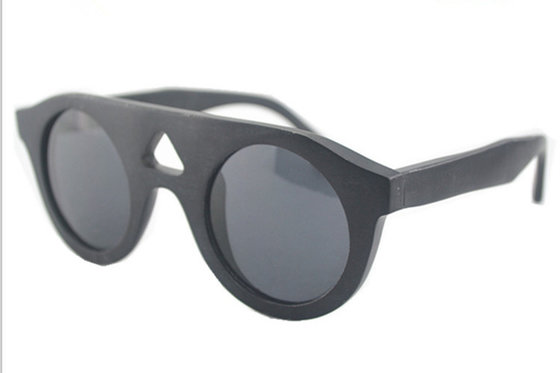 Grey Polarized Lene wooden sun glasses Full Wood Eyeglass