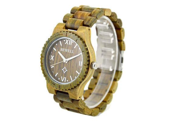 Eco Sandalwood Simple Style Wooden Wrist Watch Logo Customized